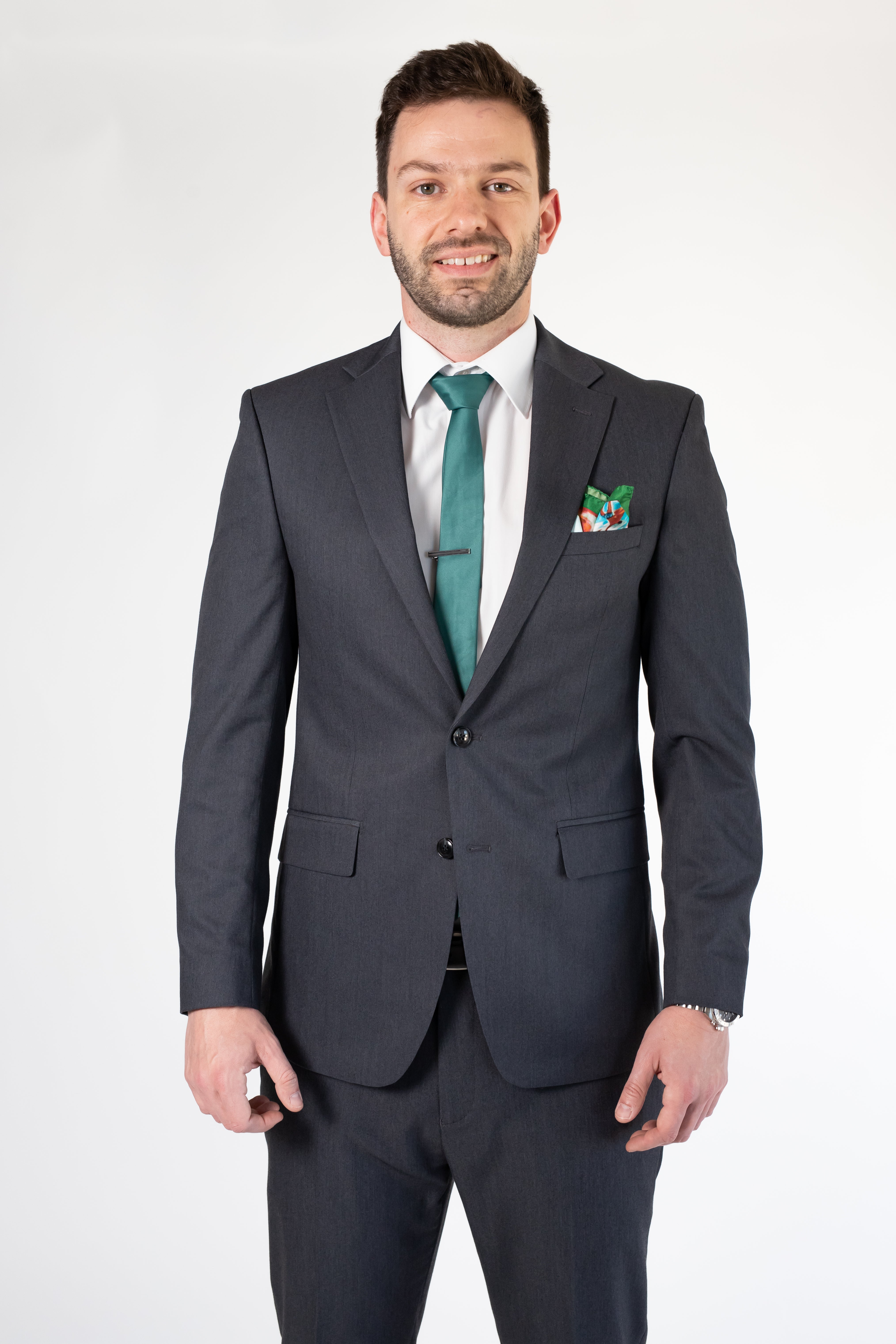 Traje Gris Marengo CK – Suit Up Chile