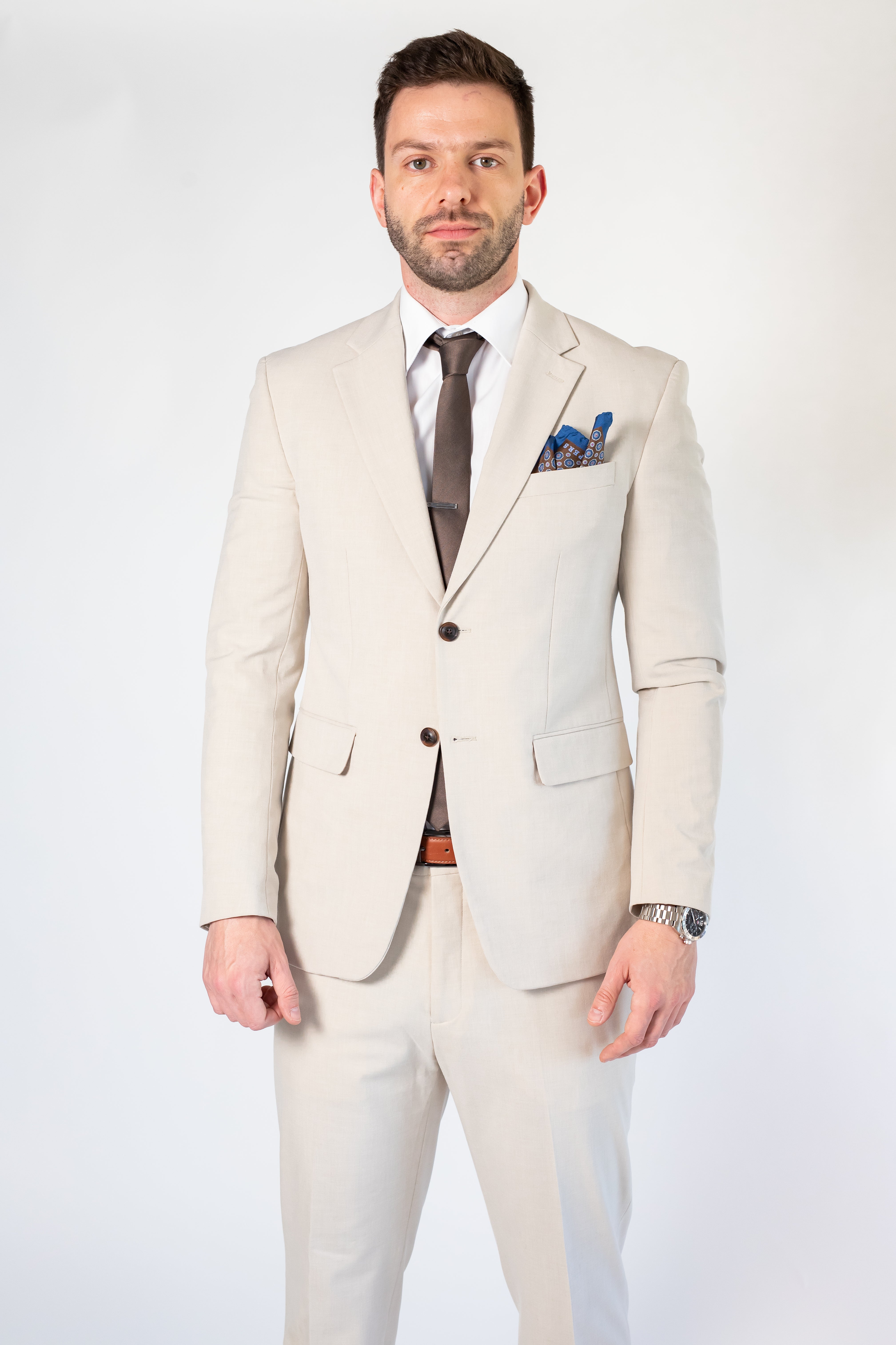 Traje Beige ZR – Suit Up Chile